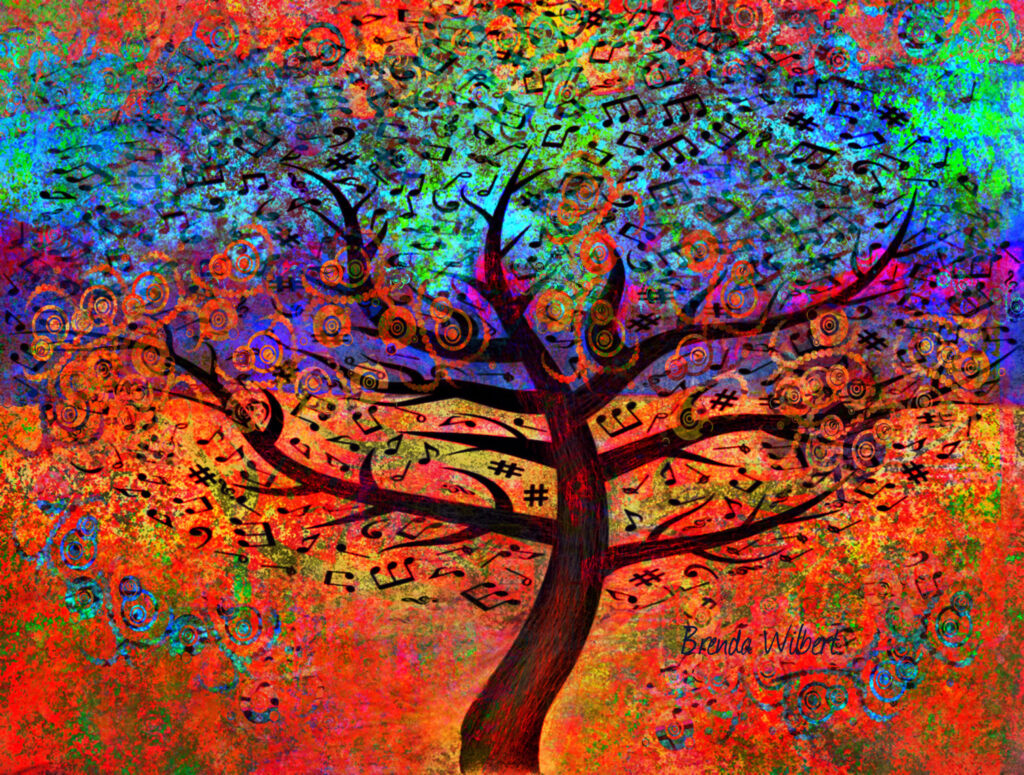 Woodwind Song Digital Art Print - Wilbert Art Studio